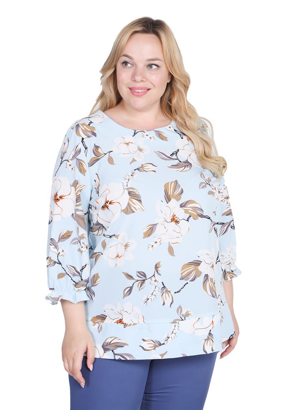 Блузка Белые Цветы цены, купить в интернет-магазине Leomax24