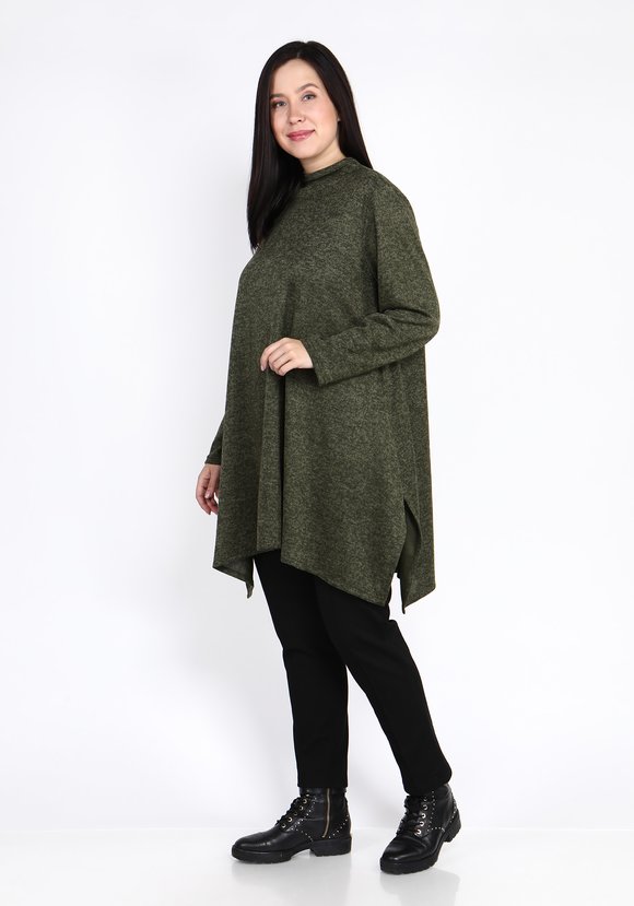 Туника удлиненная с разрезами по бокам — купить за руб в магазине Леомакс