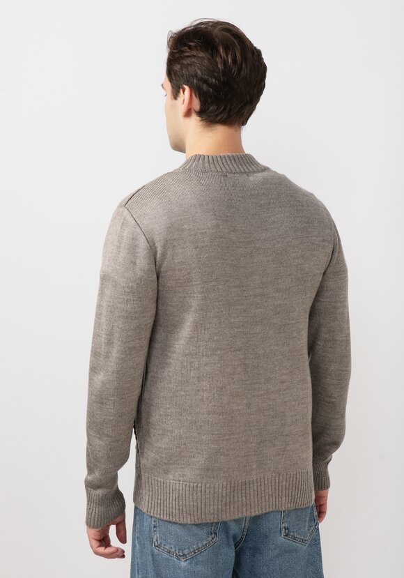 Джемпер-кардиган вязаный на молнии купить по выгодной цене в интернет ...