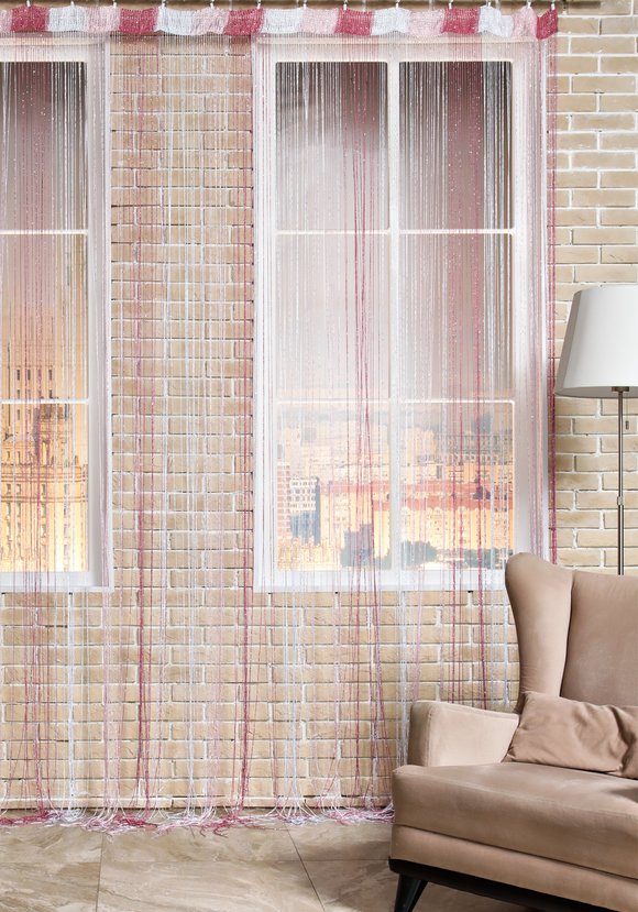 Шторы-нити с люрексом — купить со скидкой в магазине Леомакс за руб